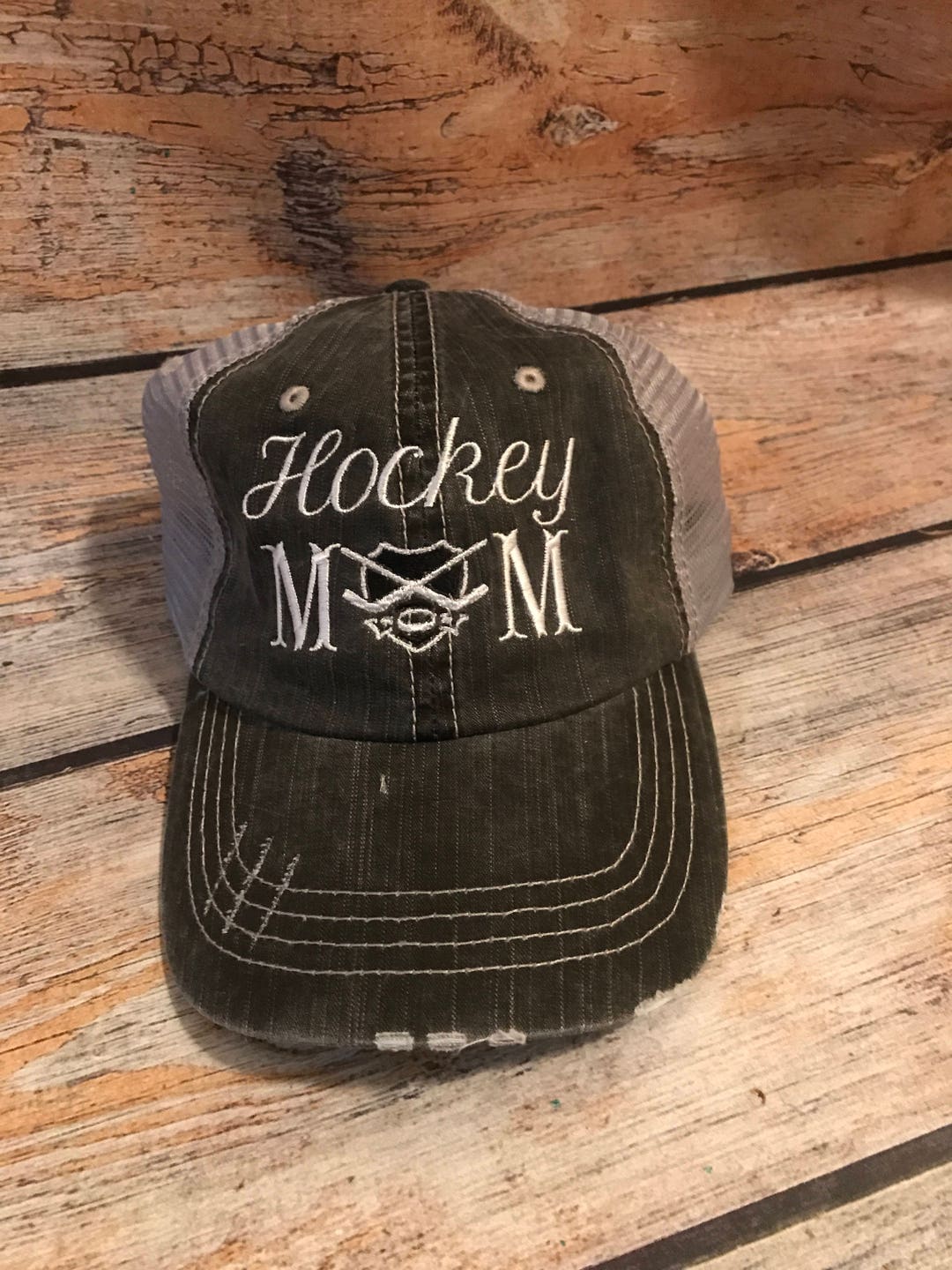 Hockey Mom Trucker Hats, Personalized Hats, Hockey Hat, Hockey Mom Hat ...