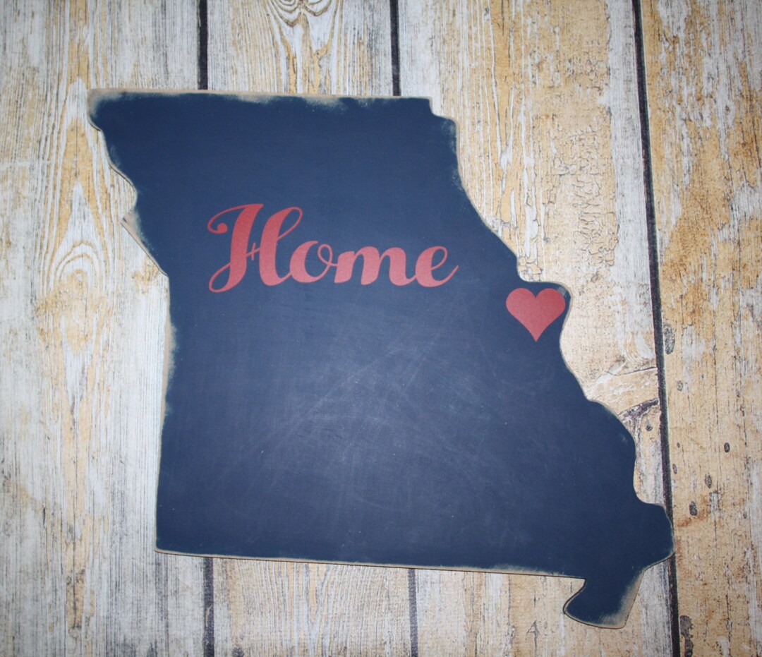 18custom Painted Home State Wall Art-choose Your State - Etsy