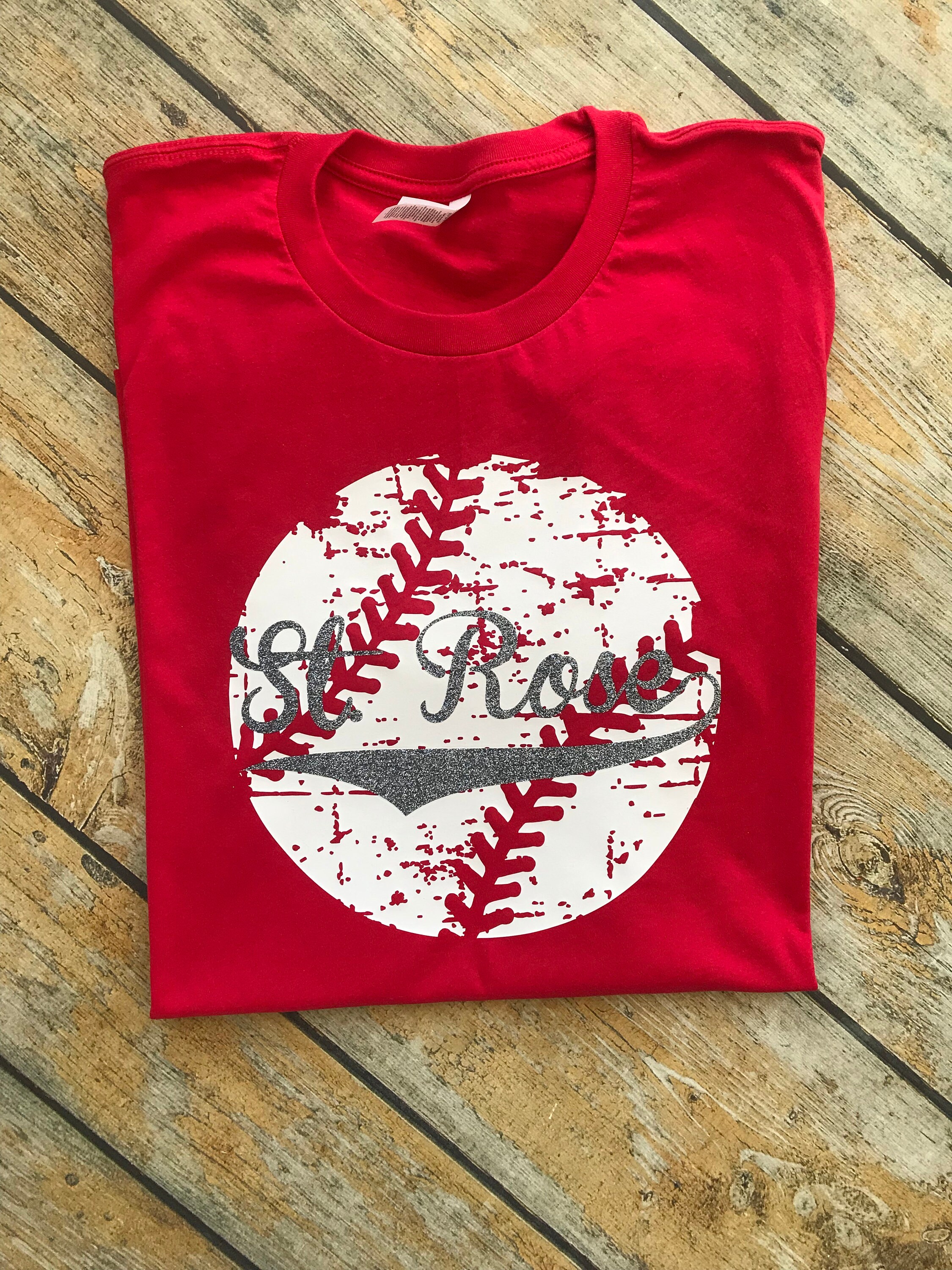 Short Sleeve Distressed Baseball Tee With Name or Team Name - Etsy ...