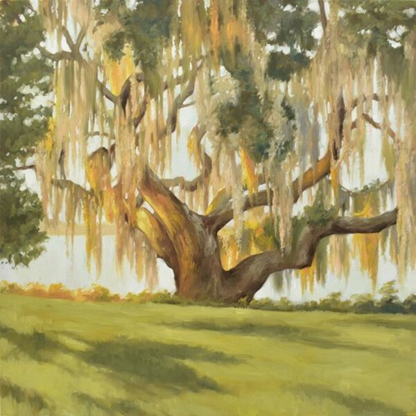 Oak Tree Painting - Etsy