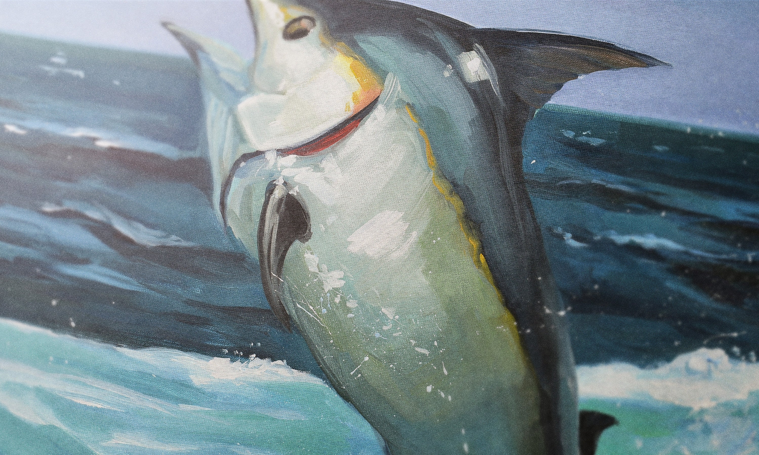 Billfish Wall Art, Ocean Life Home Decor, Fishing Wildlife Gifts for ...