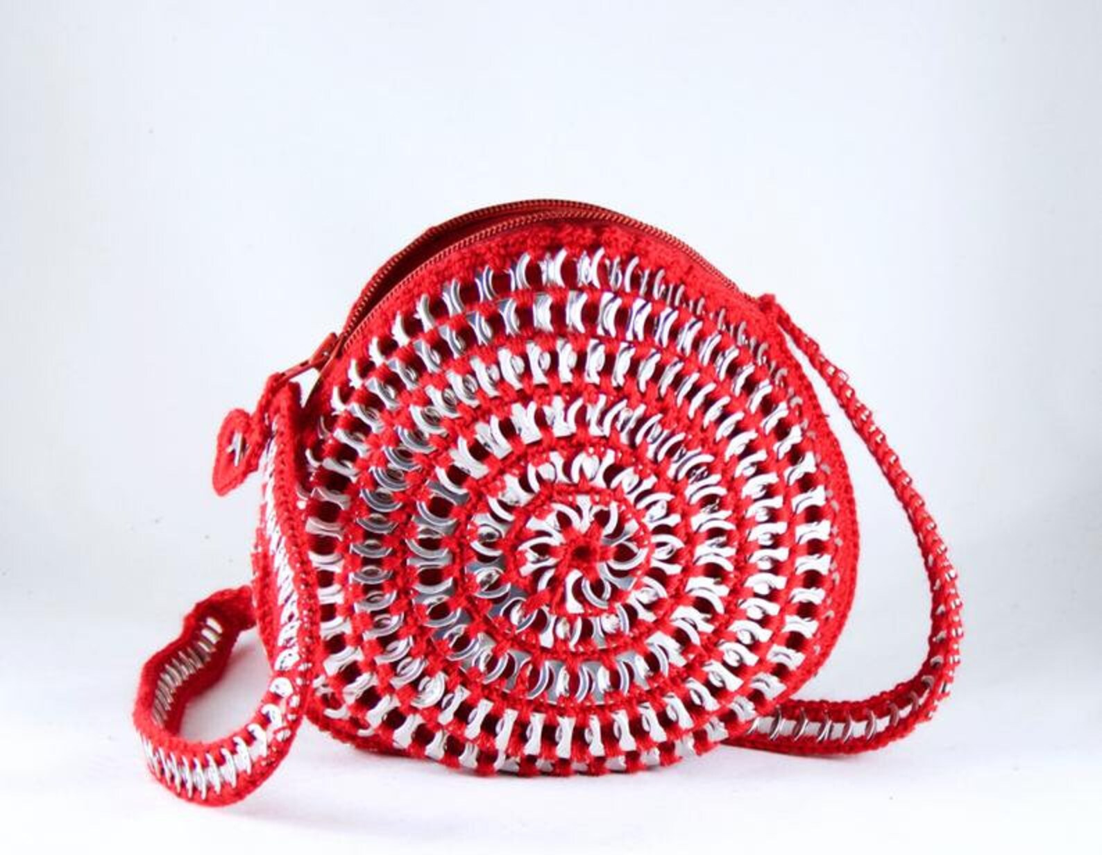 Soda Can Tabs Bag / Upcycled Purse / Pouch Made With Recycled | Etsy