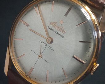 Thin Gold Watch - Etsy