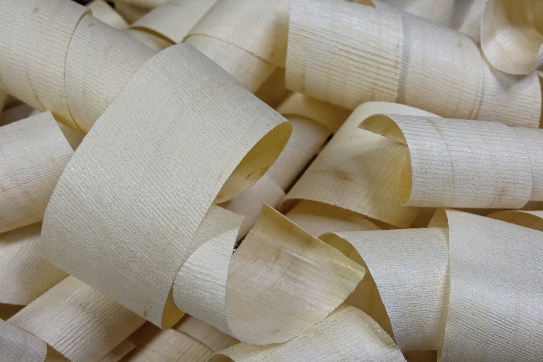 50 G. Wood Shavings Spiral, ART DIY, Wooden Curls With Dimensions 2 Cm ...