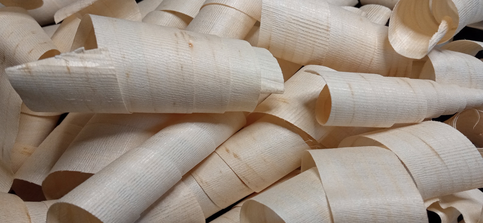 50 G. Wood Shavings Spiral, ART DIY, Wooden Curls With Dimensions 2 Cm ...