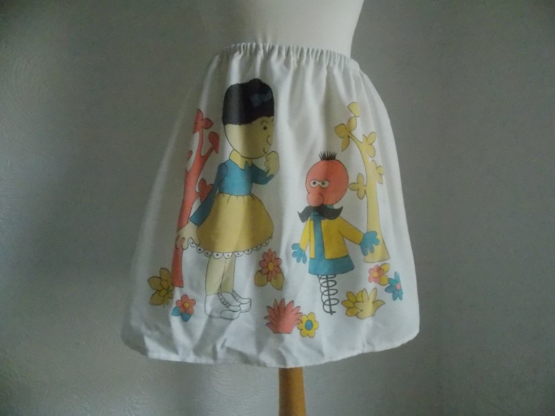 The Magic Roundabout Skirt Handmade From Rare Vintage Upcycled Fabric ...