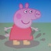 Peppa Pig Color Chart. Peppa Pig Graph, Peppa Pig Tapestry Chart, Grid ...