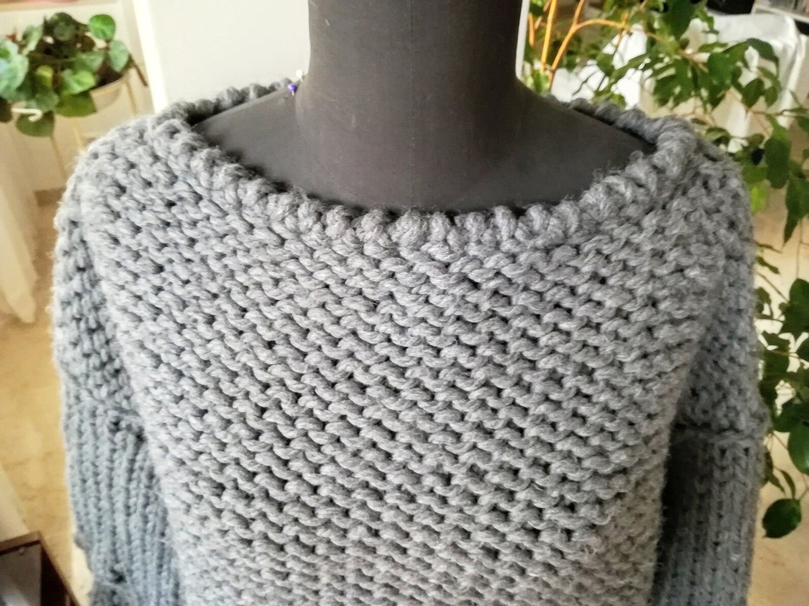 Bubbles Sweater EASY PATTERN, Chunky Pullover, Knitted Sweater With ...