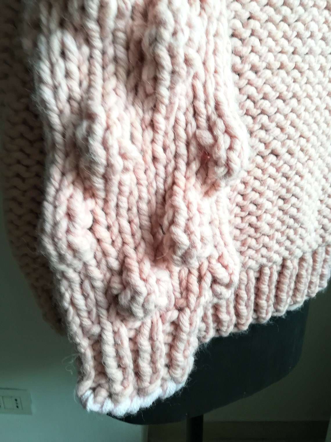 Bubbles Sweater EASY PATTERN, Chunky Pullover, Knitted Sweater With ...