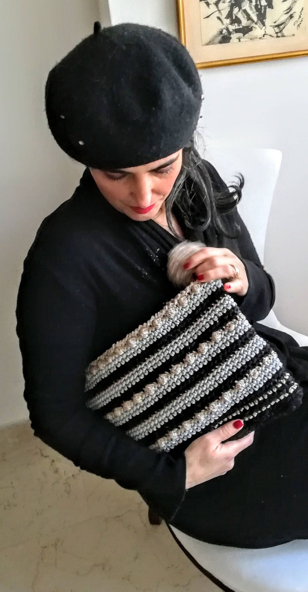 Crocheted Wrist Strap Purse Pattern: Mini Bag, Easy DIY (PDF Pattern ...