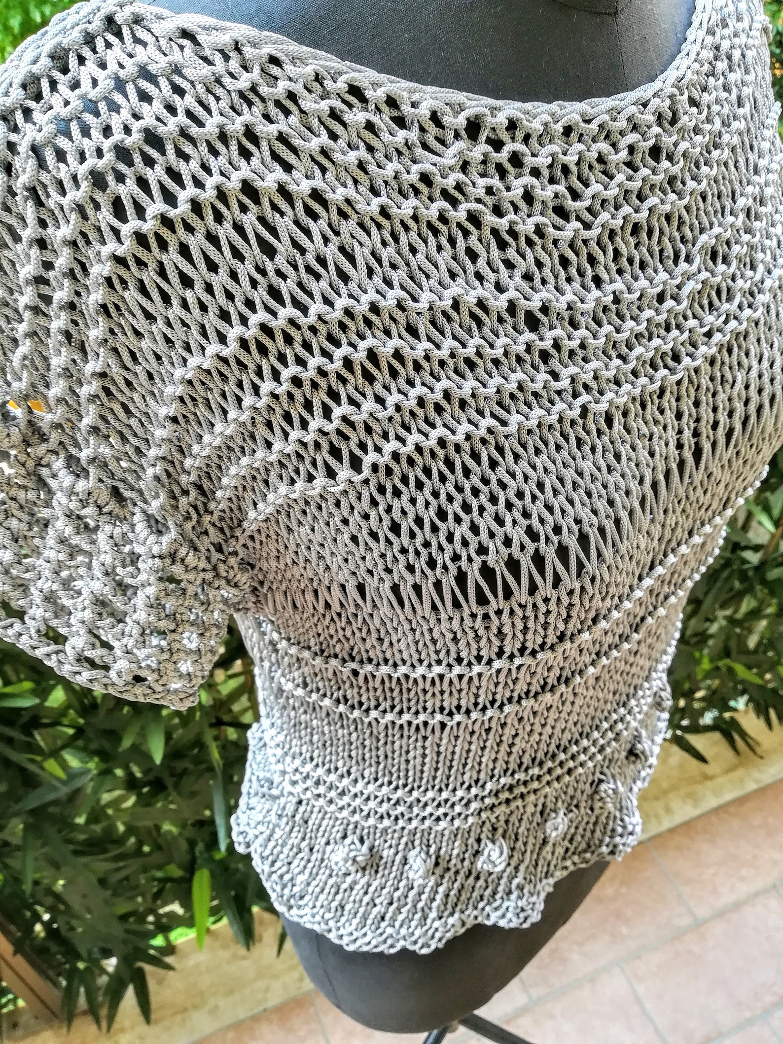 PATTERN Summer Top, Cotton Summer Top, Silver Top, Knitted Top - Etsy