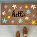 Flower Doormat, Colorful Door Mat Outdoor, Daisy Doormat, Floral ...
