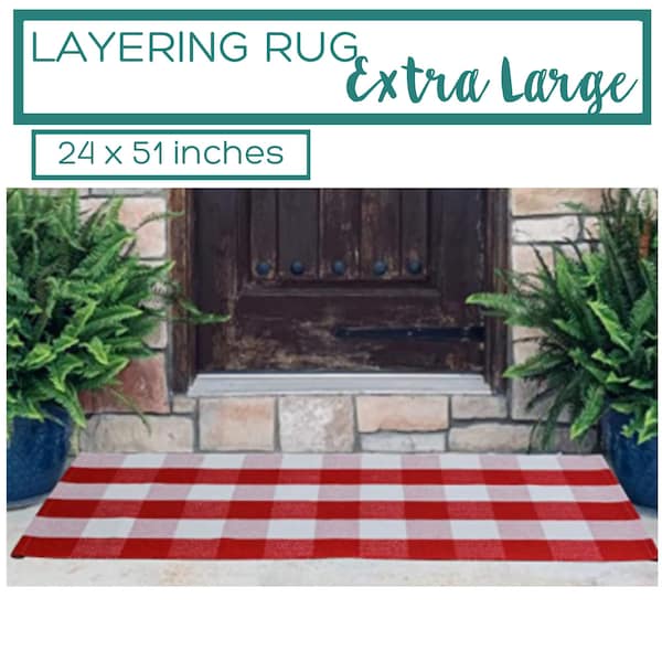 Red and White Check - Etsy