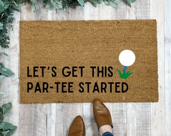 Golf Front Door Mat - Etsy
