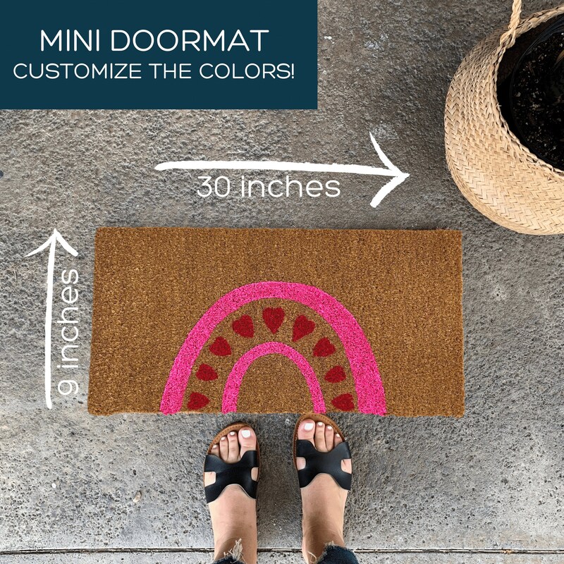 Mini Welcome Mat - Etsy