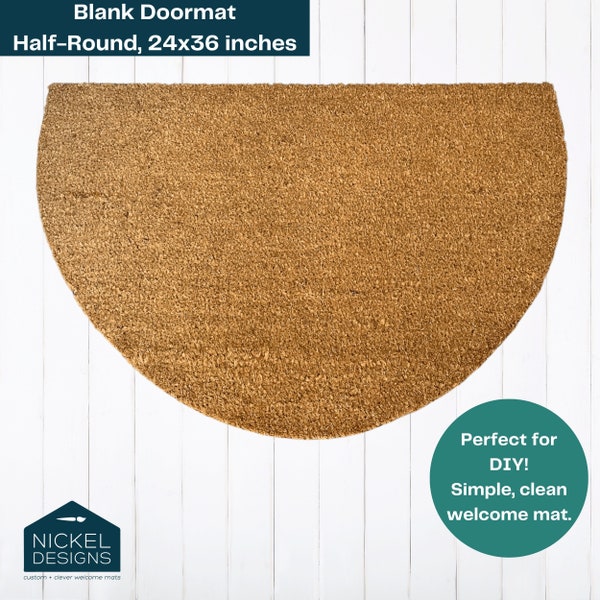 Half Round Door Mat - Etsy