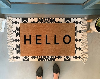 Mid Century Modern Door Mat | Etsy