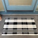 Buffalo Check Rug, Doormat Layering Rug, Buffalo Plaid Rug, Accent Rug ...
