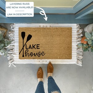 Lake House Doormat, Lake House Decor Paddle, Summer Welcome Mats, Front ...