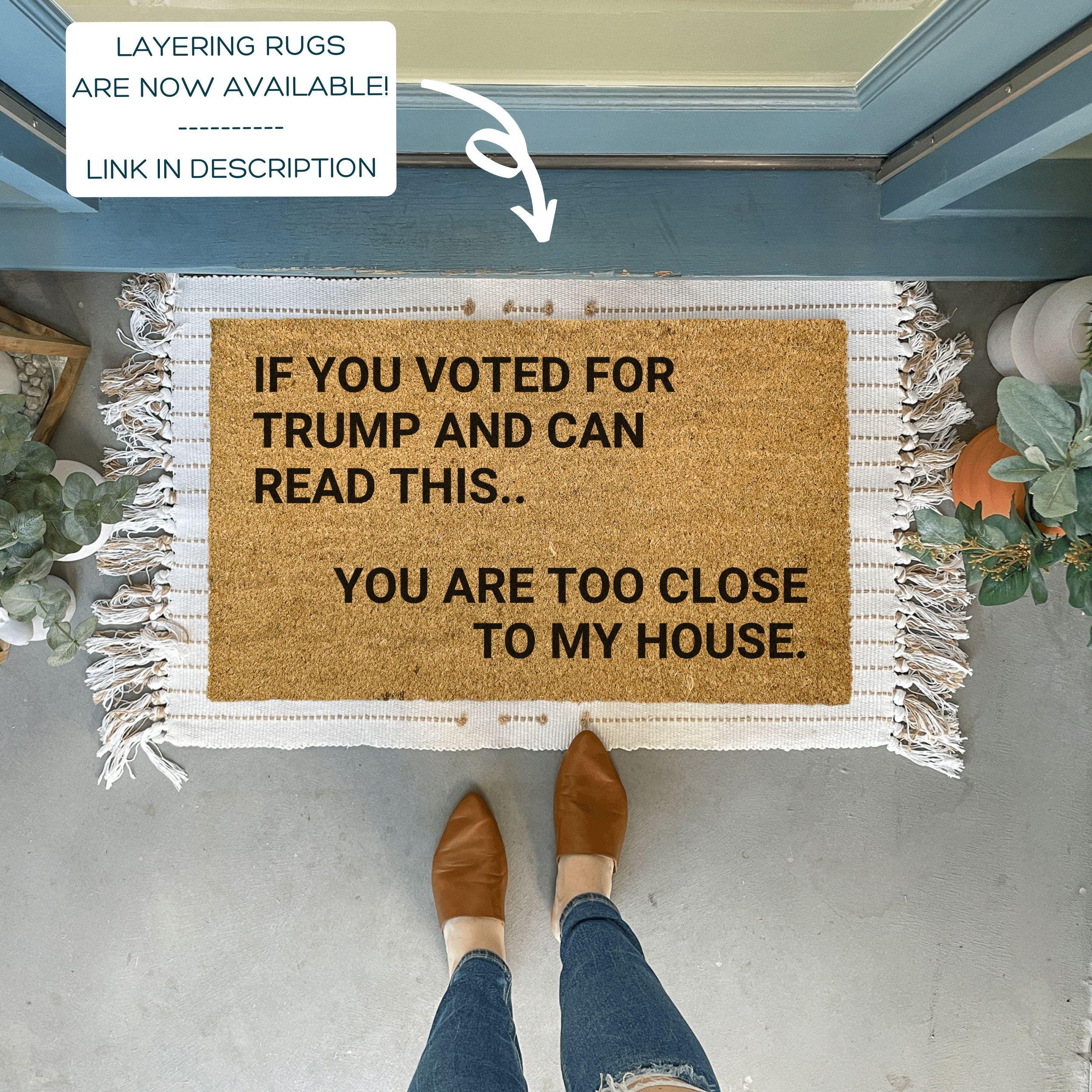Anti Trump Door Mat, Subtle FDT, Resist Sign, Anti Trump Welcome Mat ...