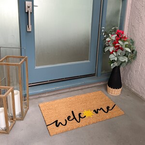 Sunshine Door Mat, Cute Welcome Mat for Front Porch, Summer Decor for ...