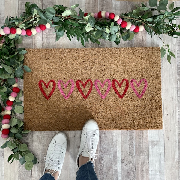 Heart Doormat - Etsy