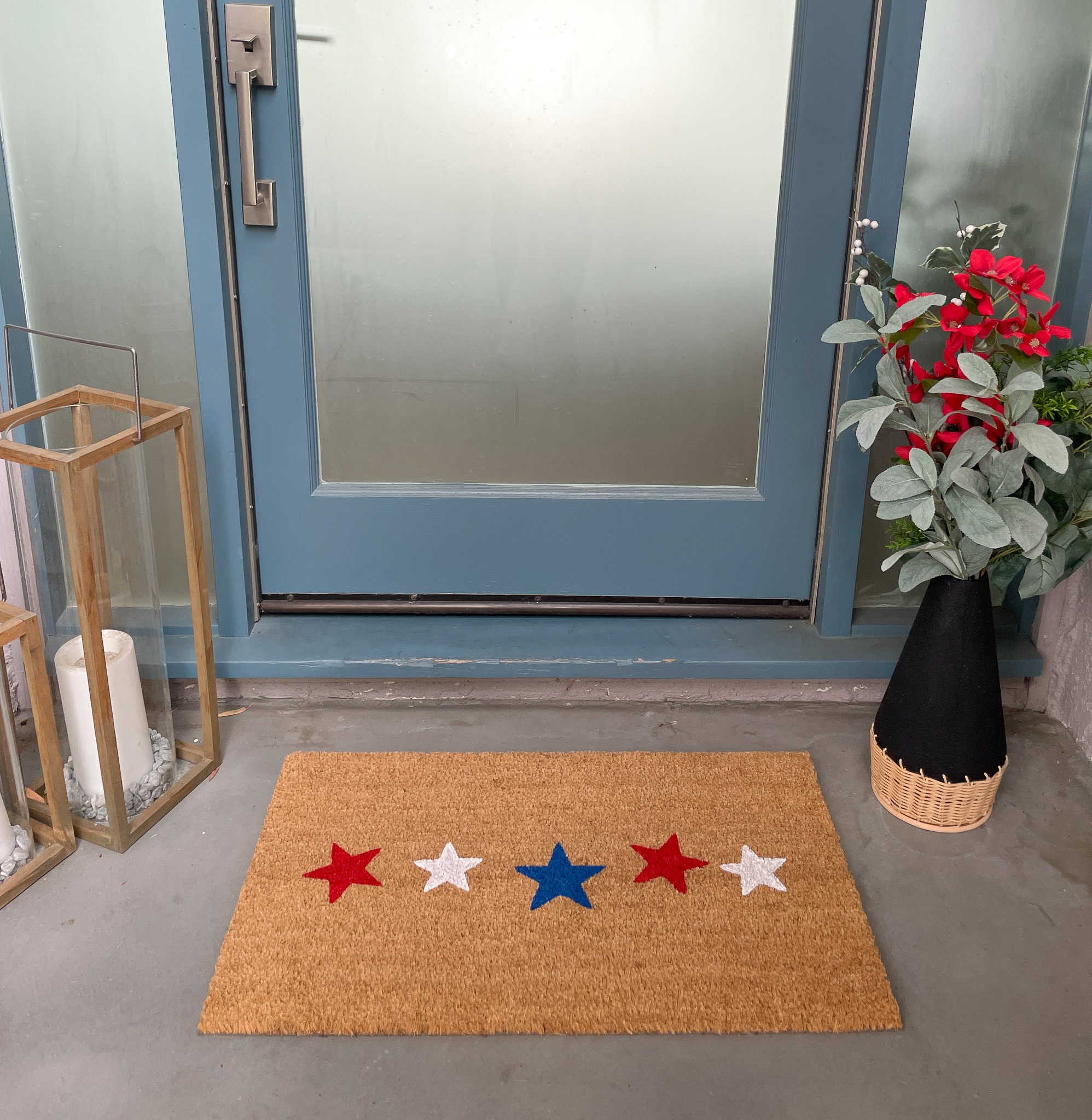 Star Doormat, Summer Doormat, Fourth of July Doormat, 4th of July Decor ...