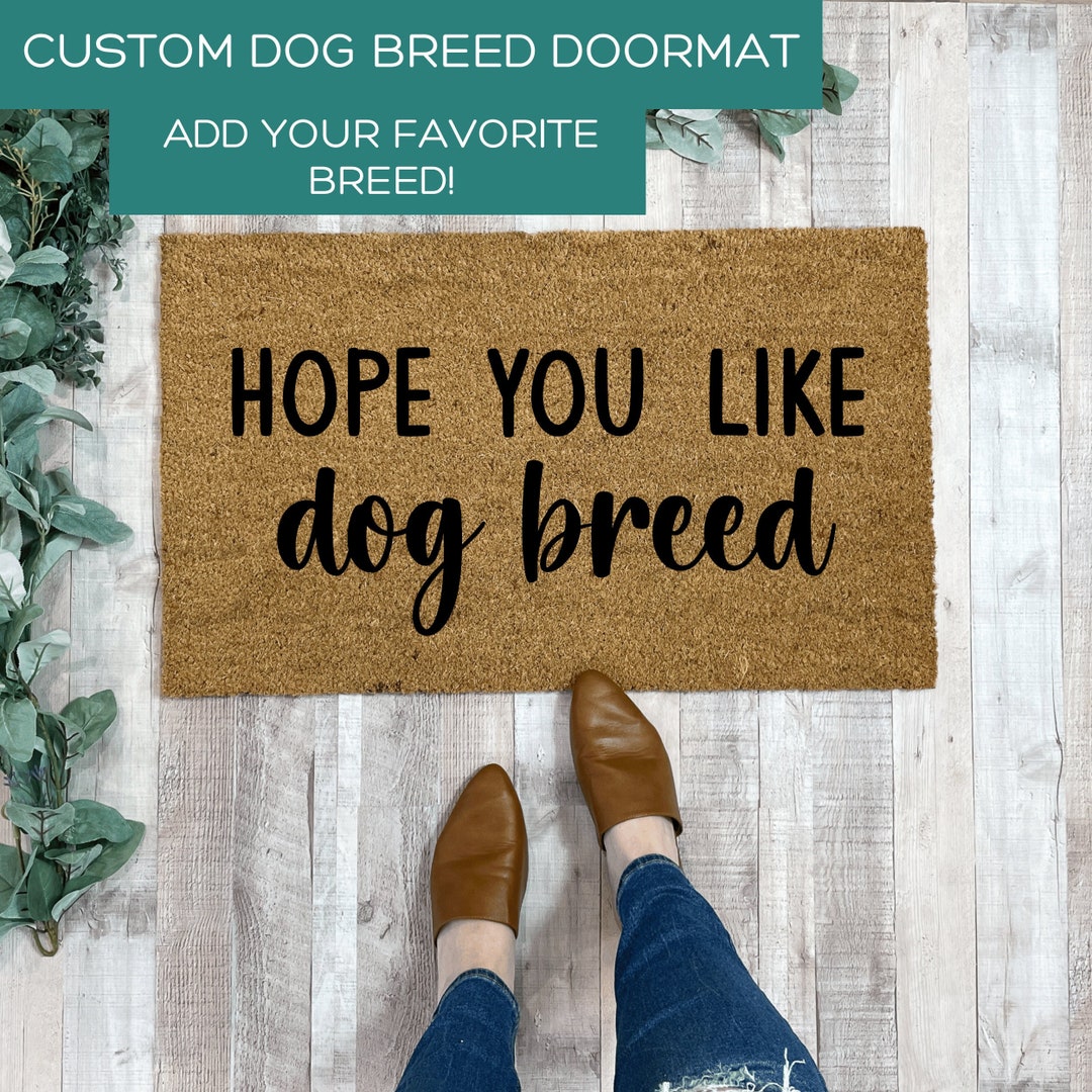 Custom Doormat, Dog Door Mat, Dog Breed Doormat, Labradoodle Doormat ...