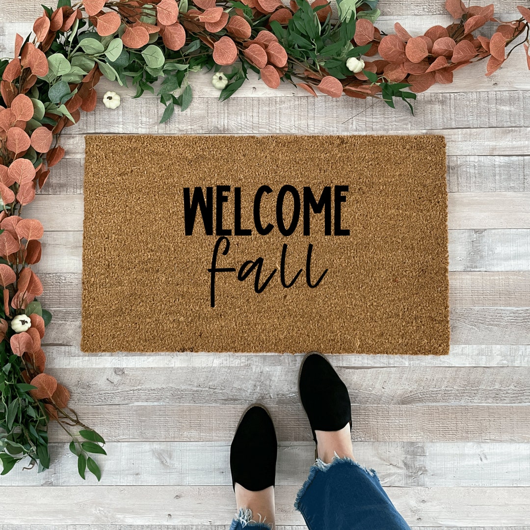 Fall Doormat, Thanksgiving Doormat, Fall Door Decor, Autumn Door Mat ...