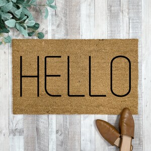 Modern Doormat, Ultra Modern Decor, Hello Doormat Home, Front Porch ...