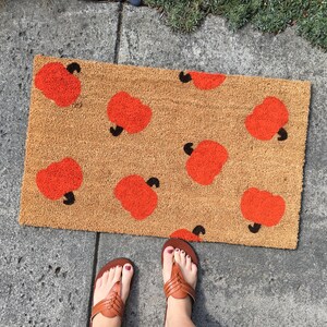 Pumpkin Doormat, Thanksgiving Doormat, Fall Door Decor, Halloween Door ...