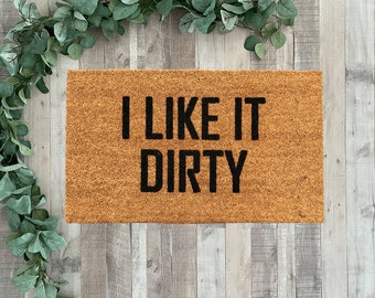 Dirty Welcome Mat - Etsy