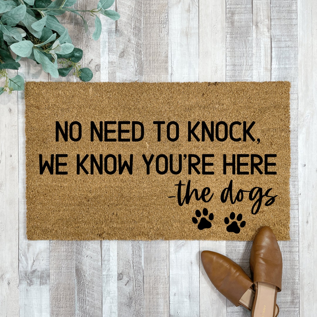 Funny Doormat for Outside, Dog Welcome Mat, Dog Doormat, Dog Decor ...