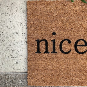 Nice Kicks Doormat, Funny Welcome Mat, Funny Doormat, Nice Shoes ...