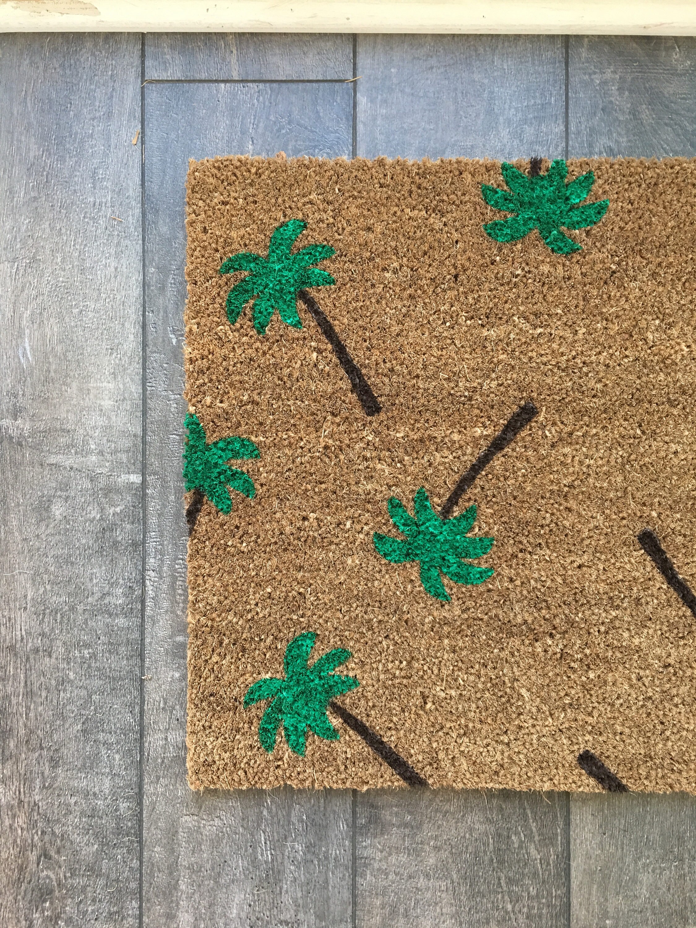 Palm Tree Doormat Pattern Doormat Summer Door Mat Desert - Etsy