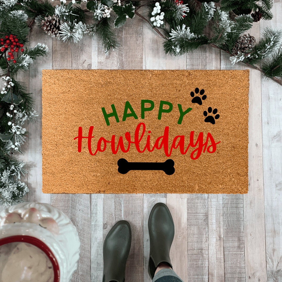 Dog Doormat, Christmas Doormat, Gift for Dog Mom, Doormats Funny ...