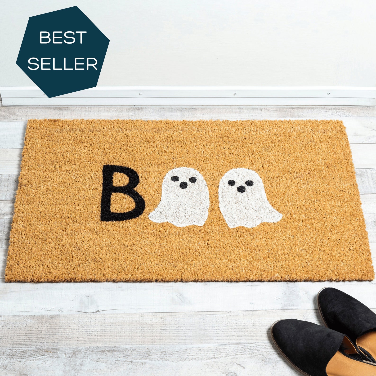 Halloween Doormat Ghost Doormat Ghost Decor for Porch - Etsy
