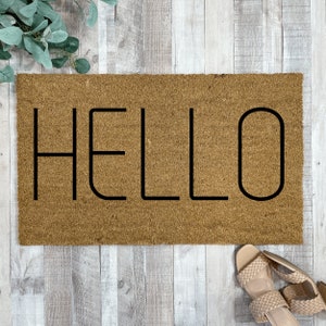 Modern Doormat, Ultra Modern Decor, Hello Doormat Home, Front Porch ...