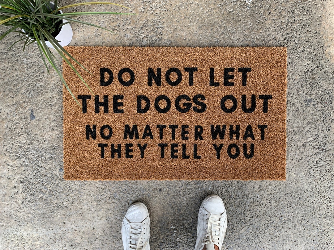 Dog Doormat, Dog Decor for Home, Funny Welcome Mat, Funny Doormat, Dog ...
