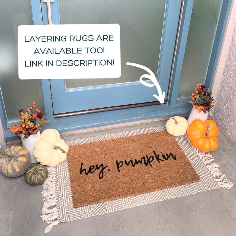 Thanksgiving Door Mat Fall Decor for Porch Pumpkin Doormat - Etsy