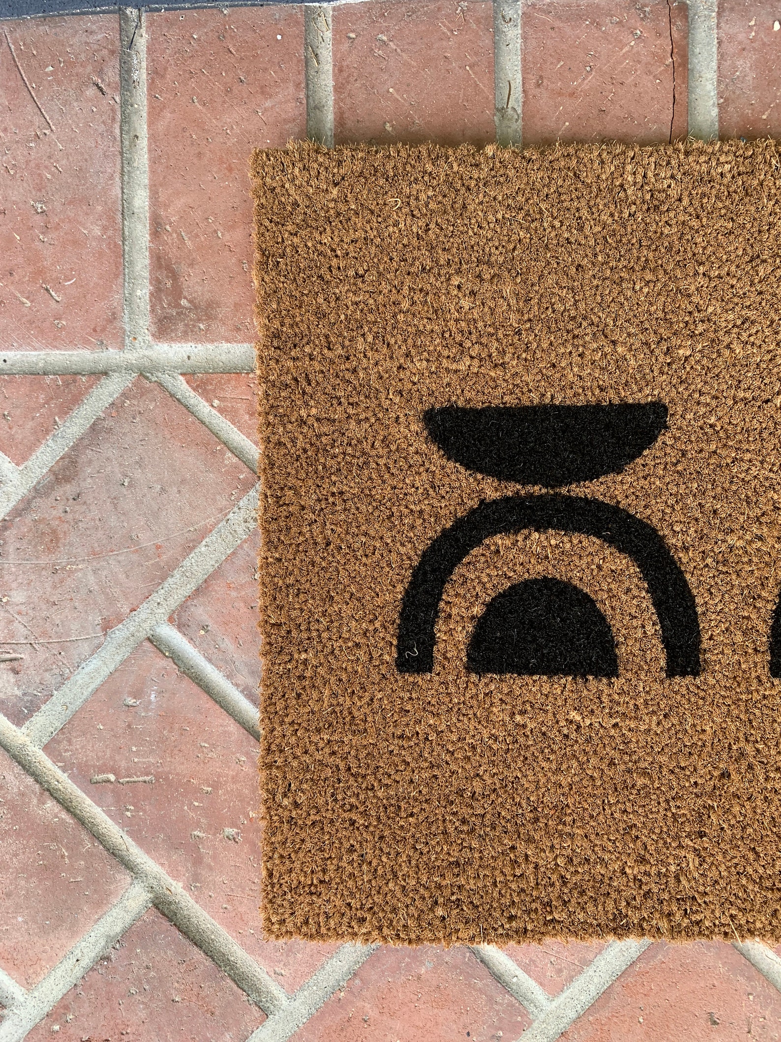 Modern Pattern Doormat / Custom Door Mat / Housewarming | Etsy