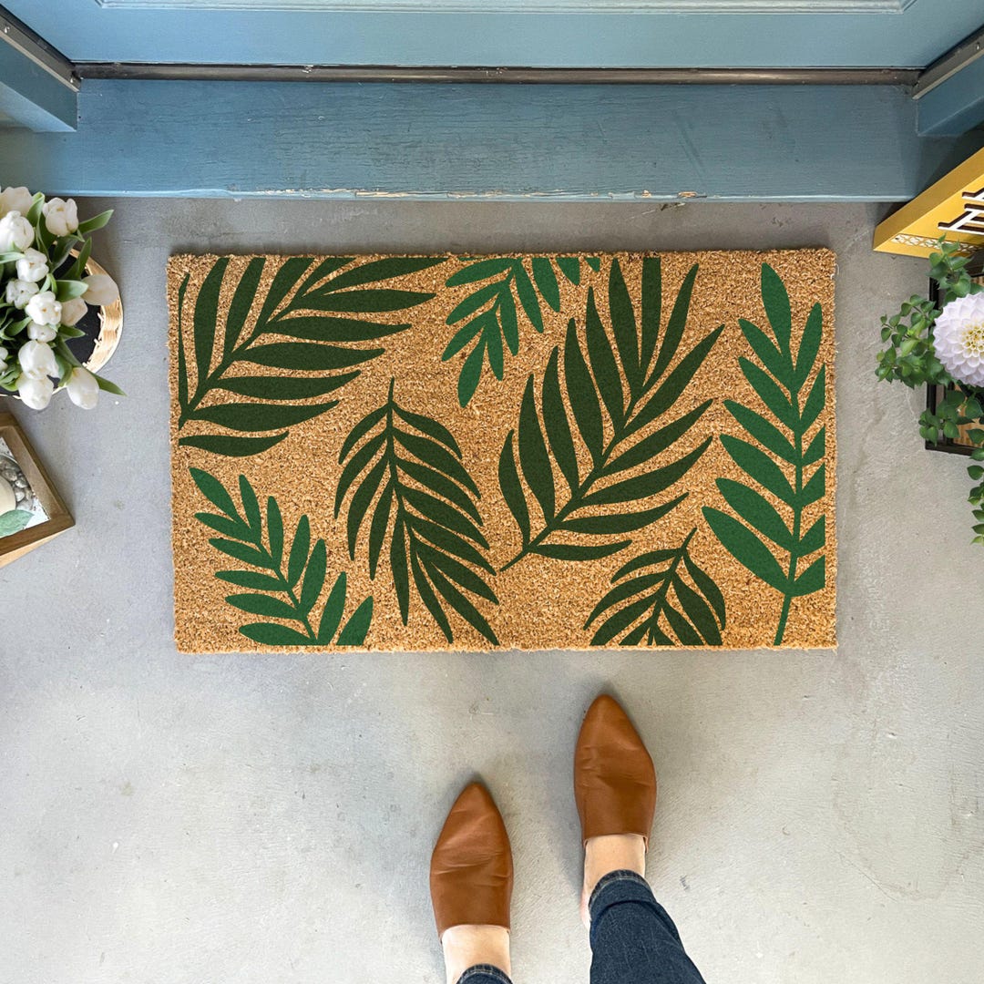 Tropical Doormat, Summer Welcome Mat Colorful, Spring Doormat 24x36 ...