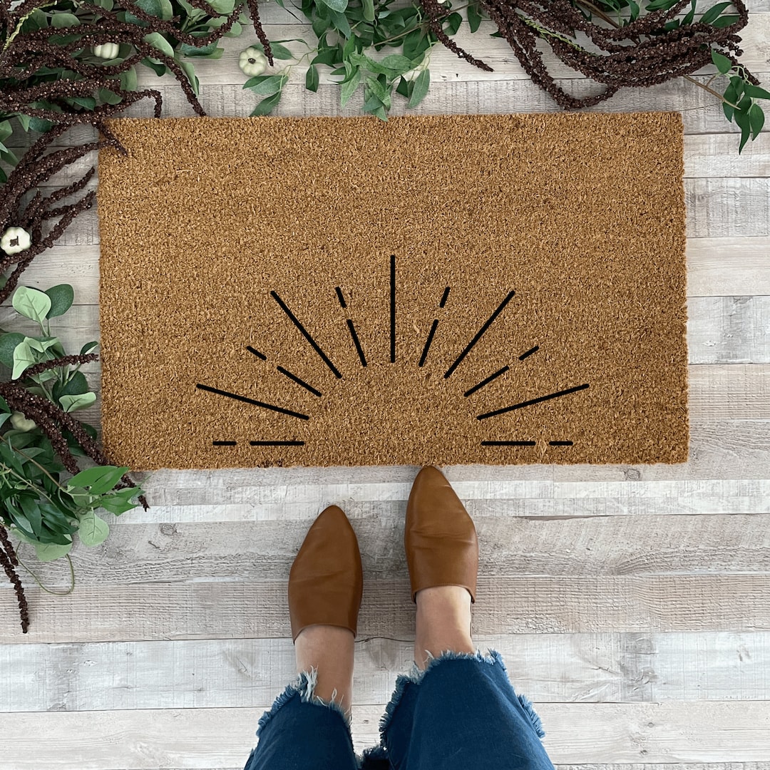 Boho Doormat, Apartment Welcome Mat, Modern Doormat, Modern Decor ...