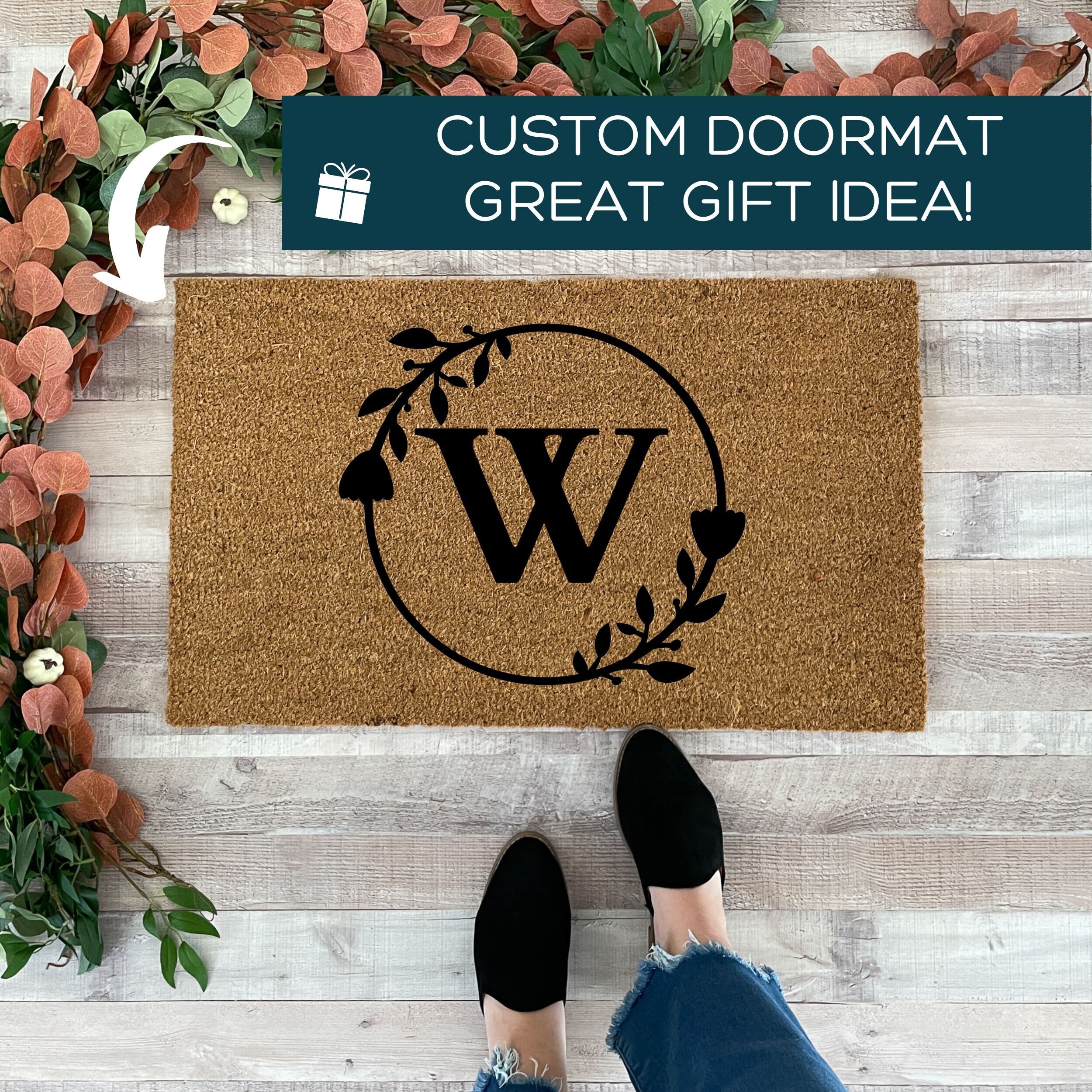 Custom Doormat Spring, Personalized Doormat, Mother's Day Gift ...