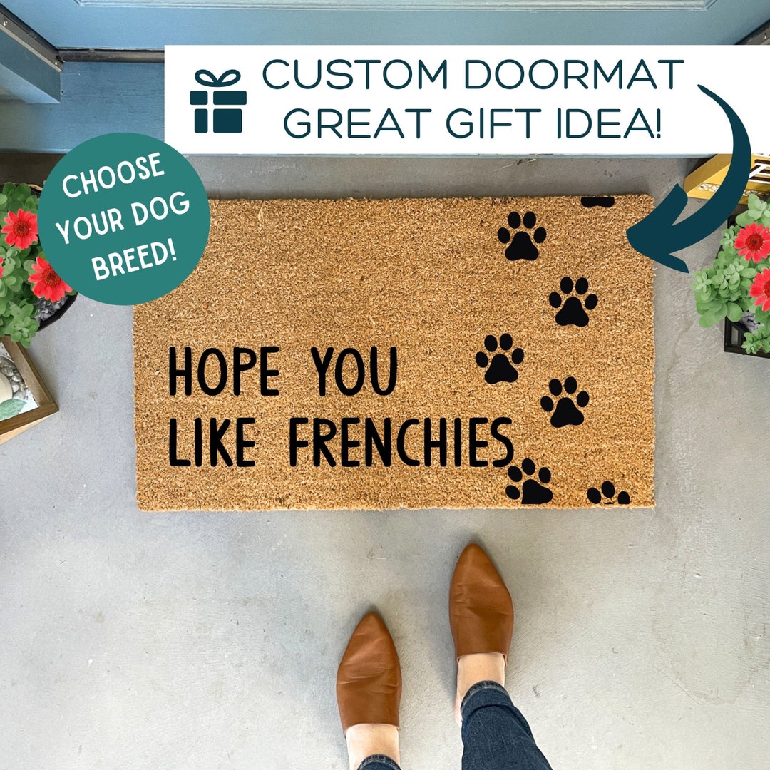 Custom Dog Doormat Outdoor, Custom Dog Gift, Dog Breed Door Mat ...