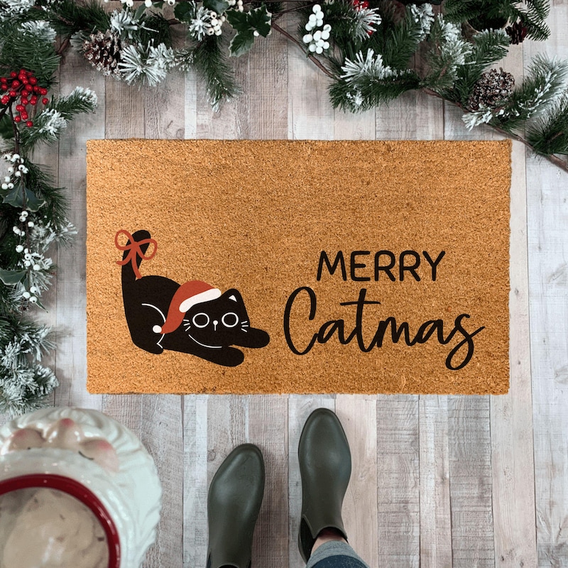 Christmas Door Mat - Etsy