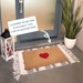 Simple Heart Welcome Mat, Valentine's Doormat Colorful, Front Porch ...