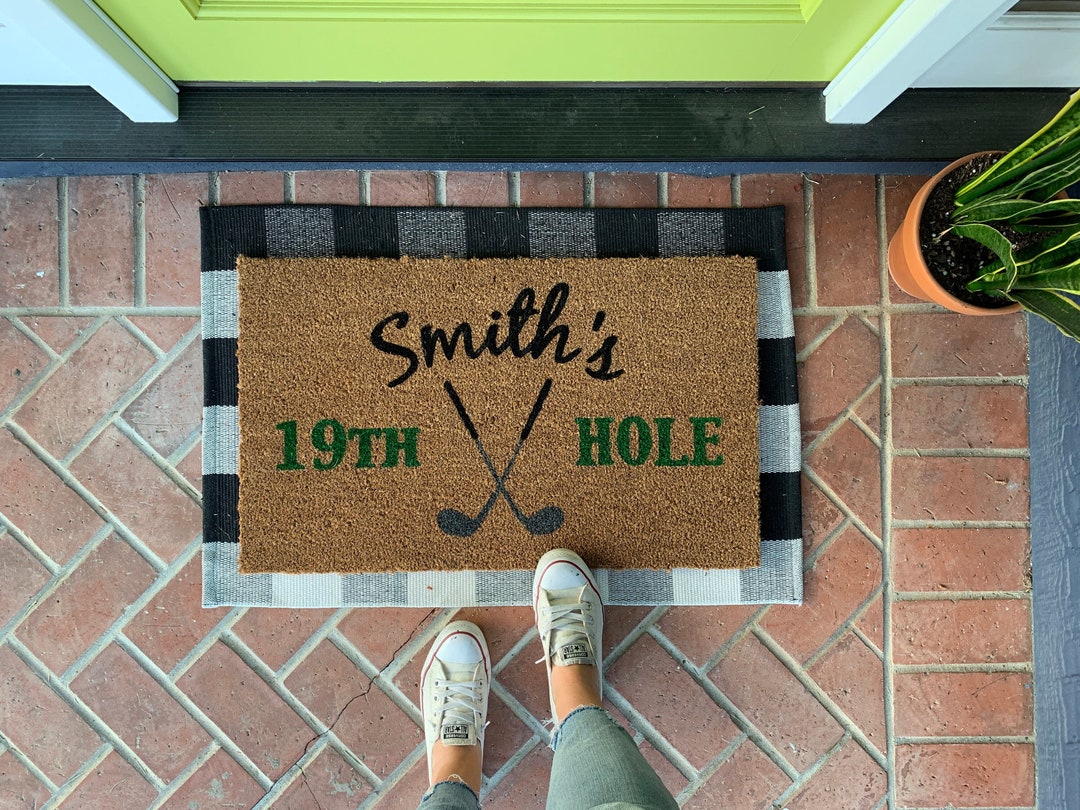 Fathers Day Gift Golf, Golf Doormat, Sports Door Mat, Golf Decor, Golf ...