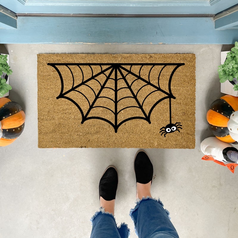 Halloween Door Mat - Etsy
