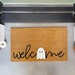 Halloween Doormat, Ghost Welcome Mat, Halloween Decor Outdoor, Boo ...